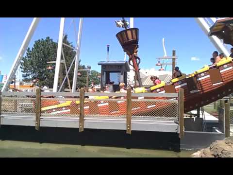 Mom rides Ocean Motion at Cedar Point - YouTube