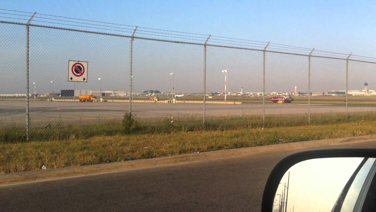 Toronto Pearson Airport Fire Red 2 & Red 11 responding - YouTube