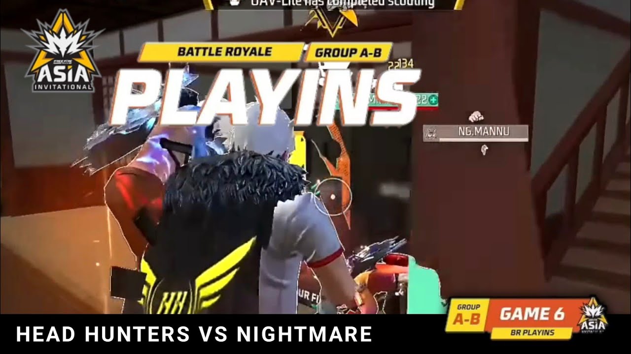 HEAD HUNTERS VS NIGHTMARE | FREE FIRE MAX ASIA INVITATIONAL 🌏 (FFMAI) 🔥 ...