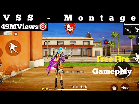 Free Fire New VSS Gun Montage Video !🤩🤩 - YouTube