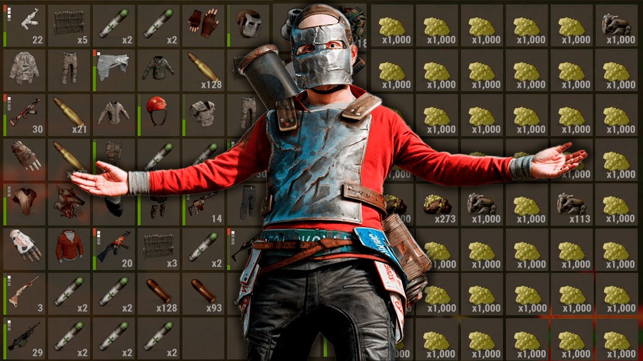 RUST - ELES TINHAM MUITO LOOT (Parte 1) - YouTube