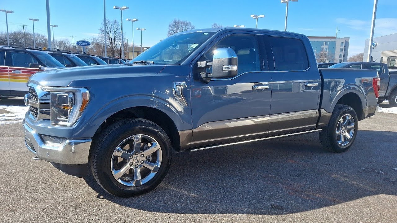 2023 Certified Pre-Owned Ford F-150 King Ranch! Azure Gray Metallic Tri ...