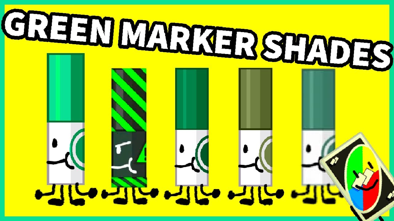 GREEN MARKER SHADES Find The Markers YouTube