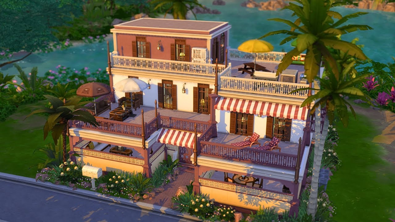Tomarang Big House For Rent | The Sims 4 Speed Build (NO CC) - YouTube