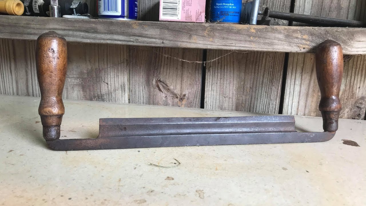Restoring a Vintage Draw Knife: Bringing History Back to Life! - YouTube
