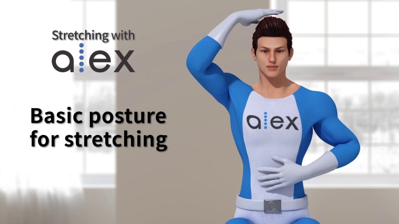 #08 Basic posture for stretching | Stretching with ALEX - YouTube