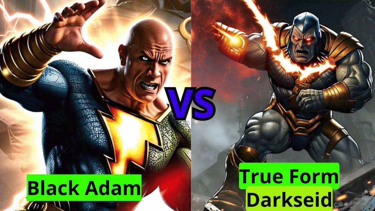 Black Adam vs True Form Darkseid | Epic Battle to the End - YouTube