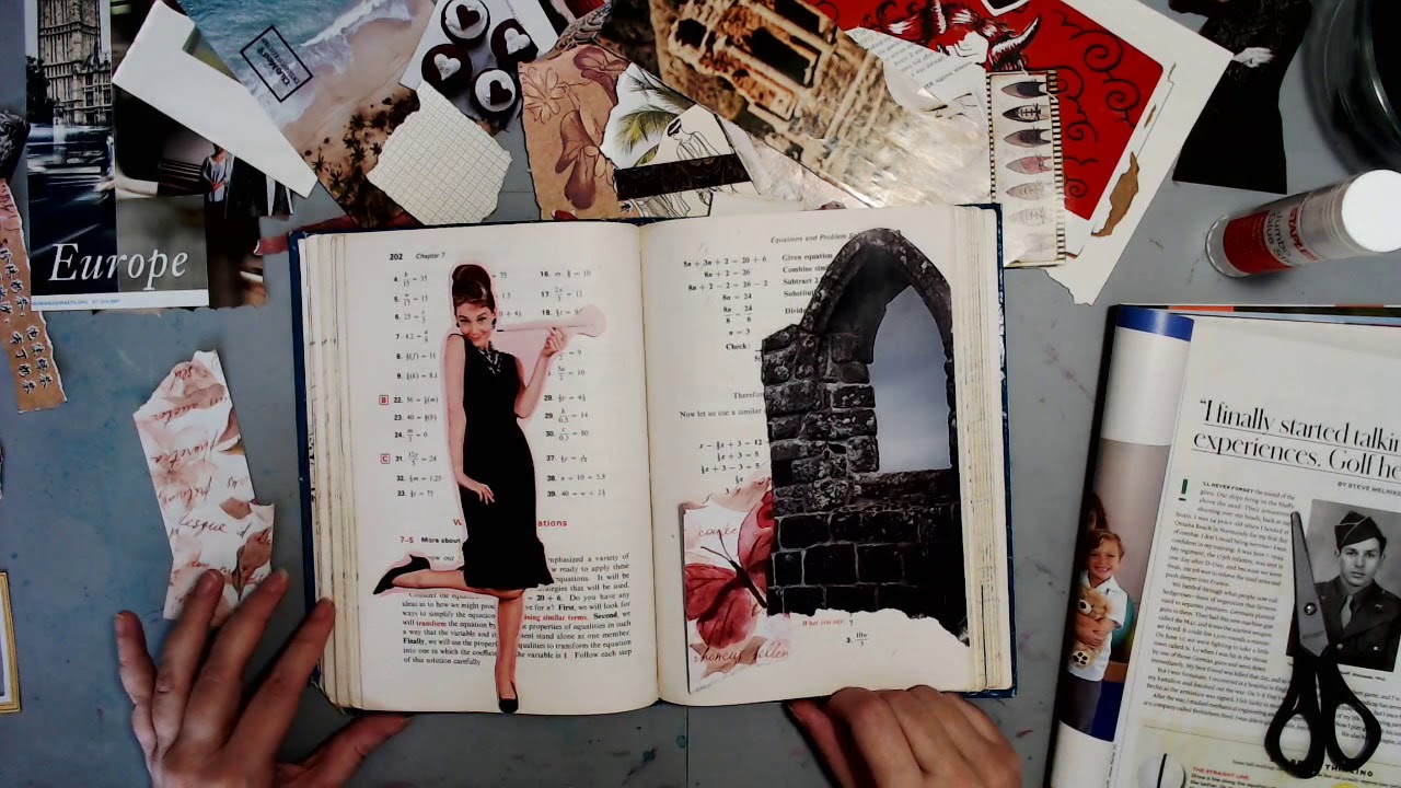 A Quick Collage Process - YouTube