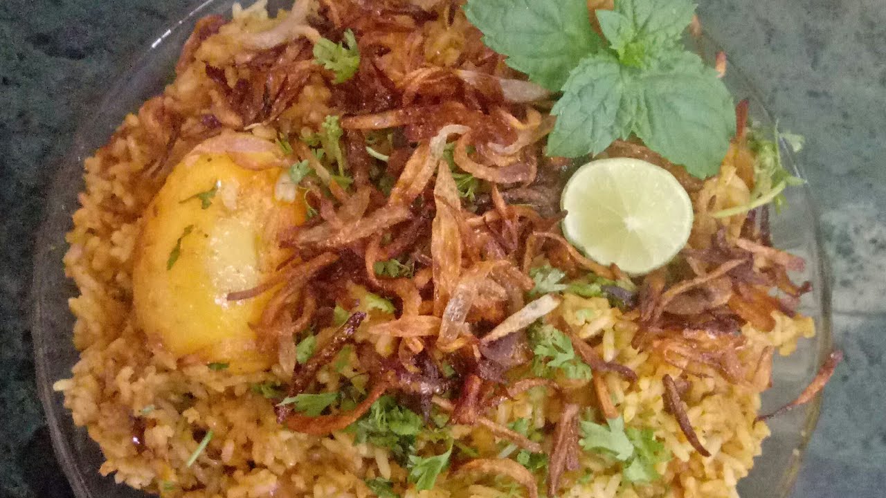 Anda Biryani-Egg Biryani - YouTube