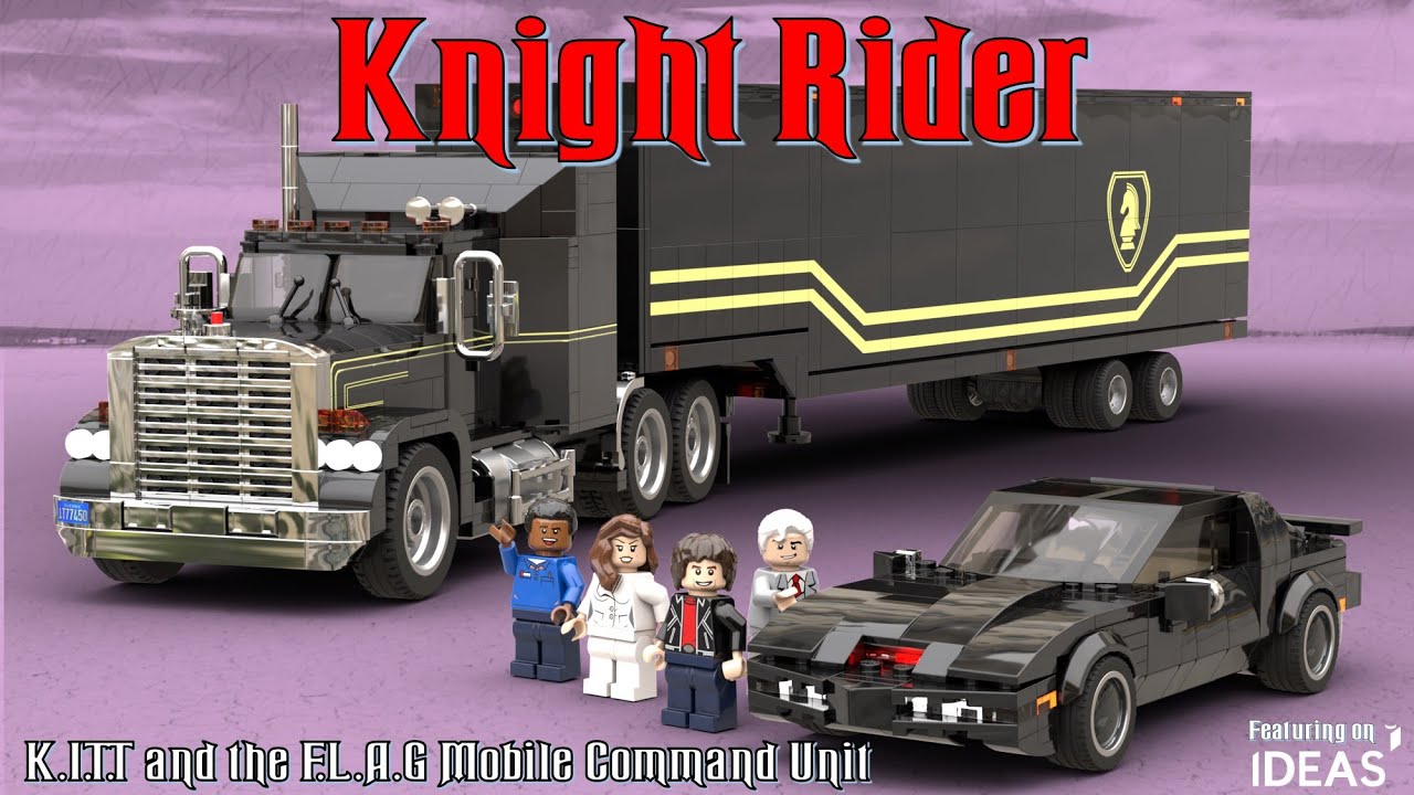 LEGO IDEAS Knight Rider: KITT and the FLAG Mobile Command - YouTube