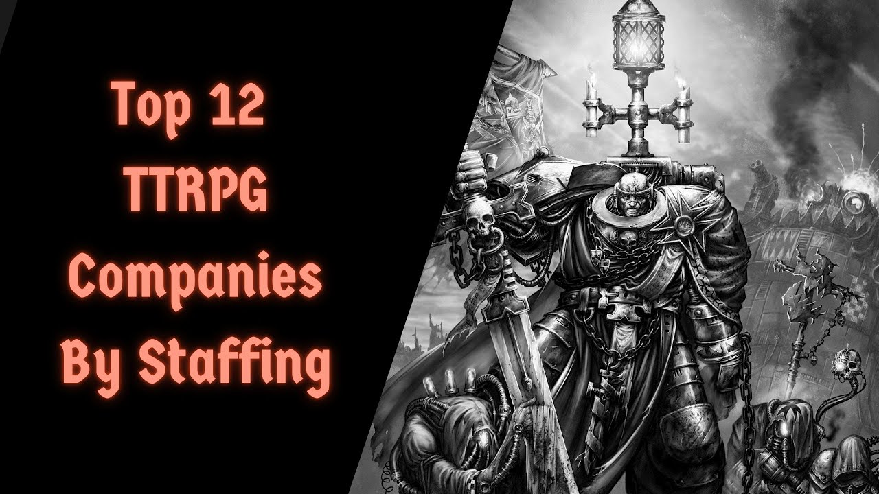 Top 12 RPG Companies by Size of Staff - YouTube