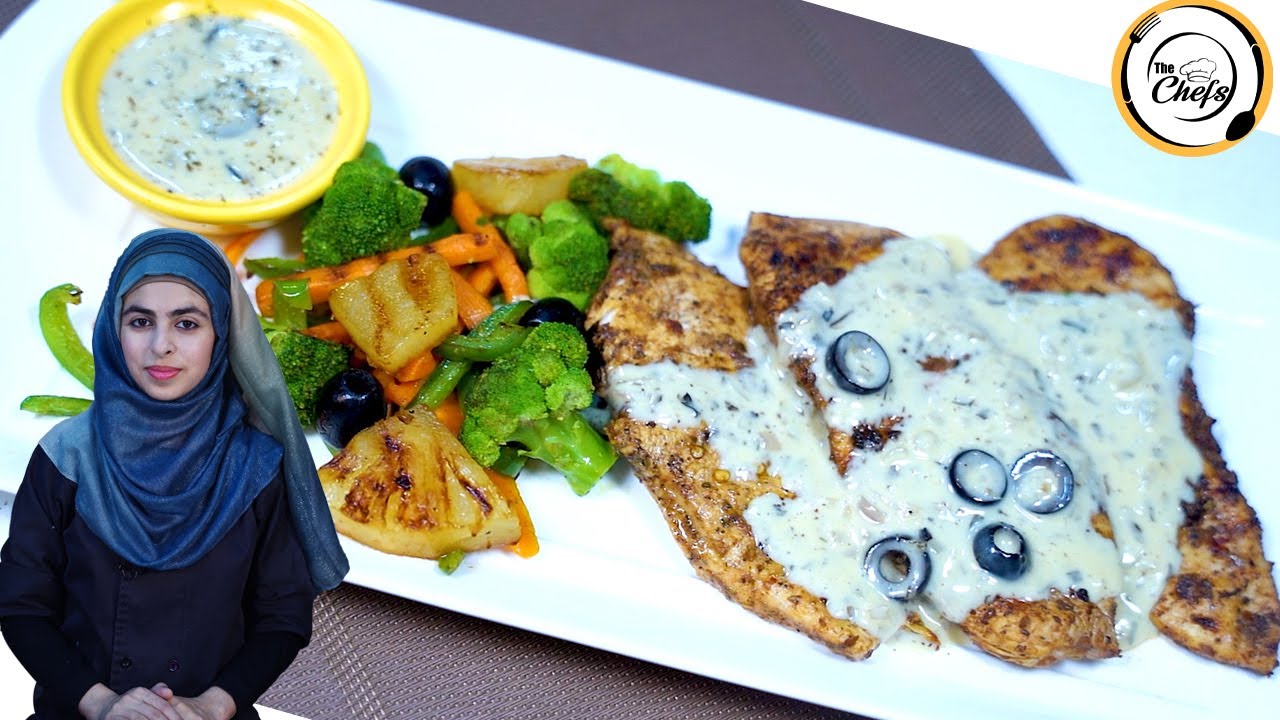 Chicken Steak with Tarragon Sauce Recipe - YouTube