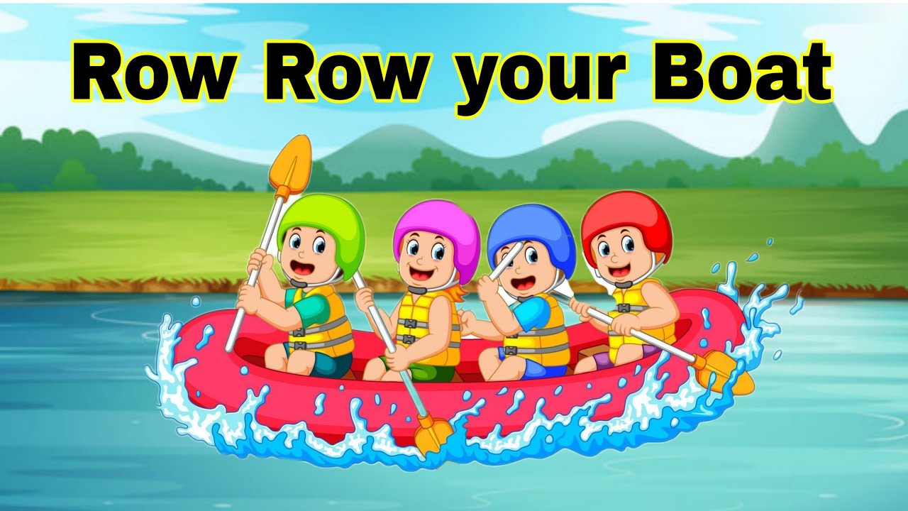 Row Row Your Boat song / Nursery Rhymes , Babysong , Kids poem - YouTube