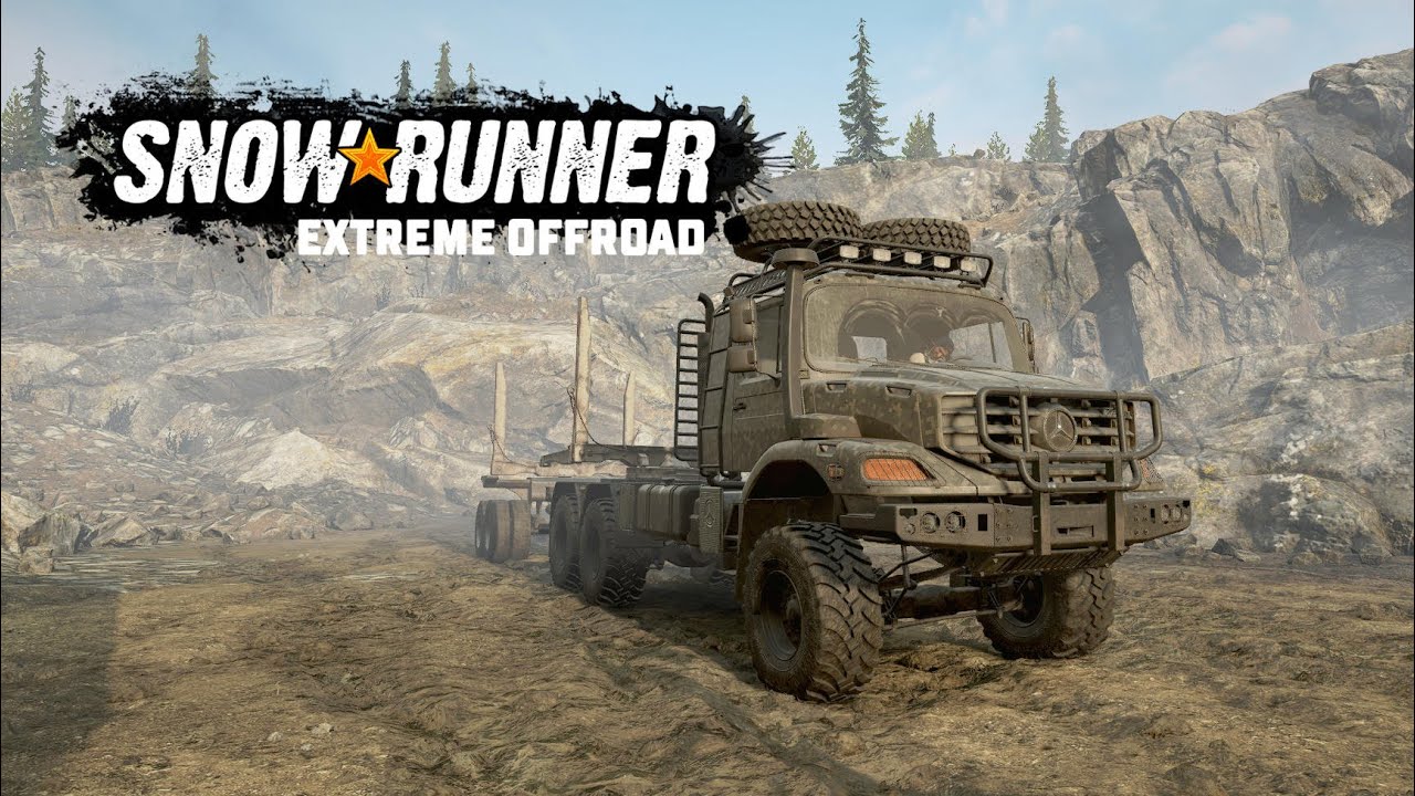 Extreme Offroad Log Transport With Zetros 6x6 | SnowRunner Let’s Play ...