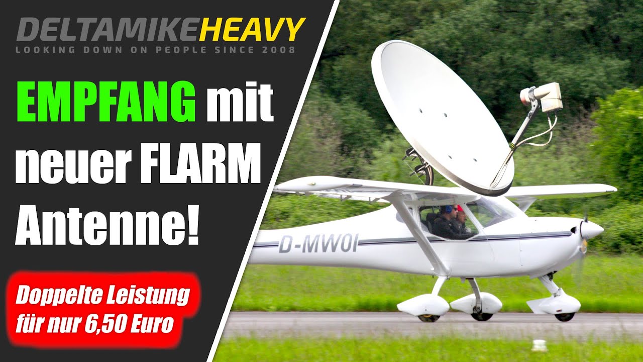 Neue 868 MHz Antenne für FLARM - doppelte Reichweite - YouTube