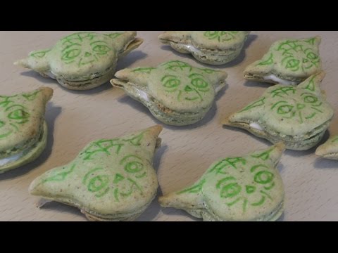 Yoda Macarons - Star Wars - Freaky Baking - NinNin - YouTube