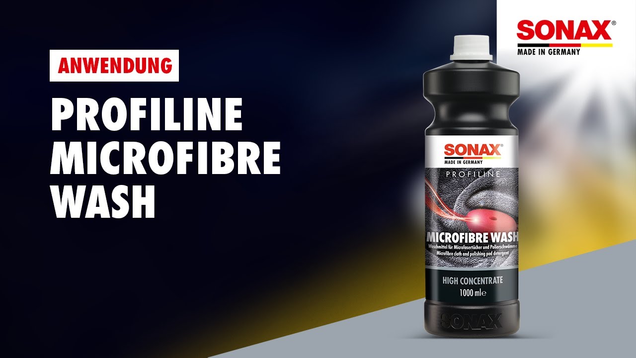 Anwendung SONAX PROFILINE Microfibre Wash - YouTube