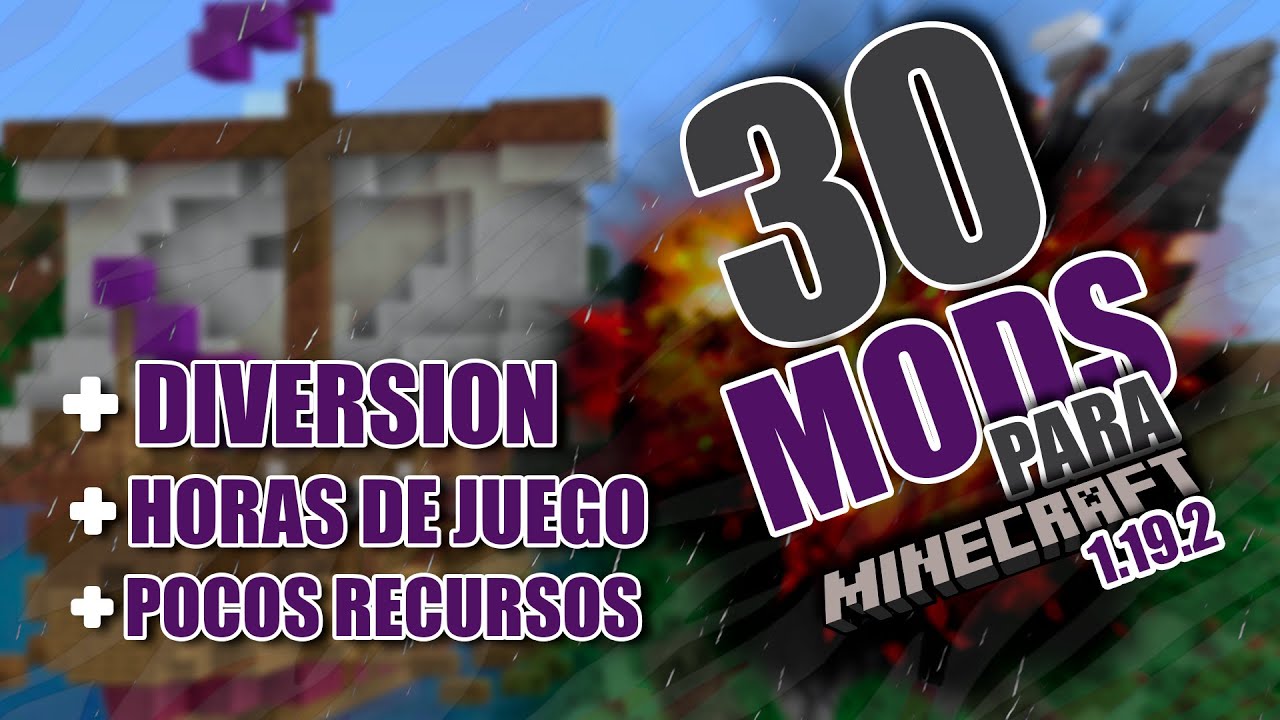 ModPack MINECRAFT 1.19.2 30 MODS Sin LAG Pack De MODS Sin LAG MINECRAFT ...