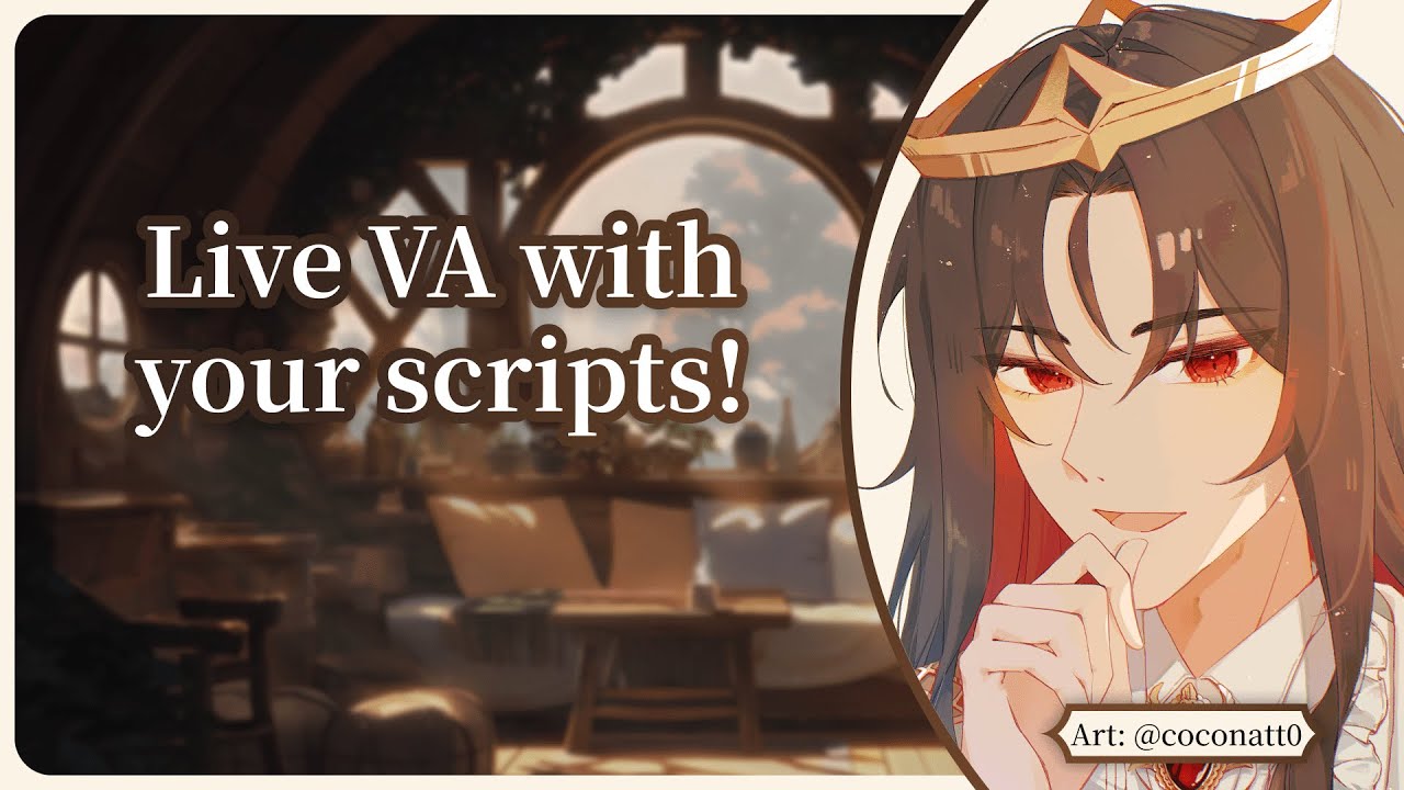 【Live VA】Let's hear your scripts! - YouTube