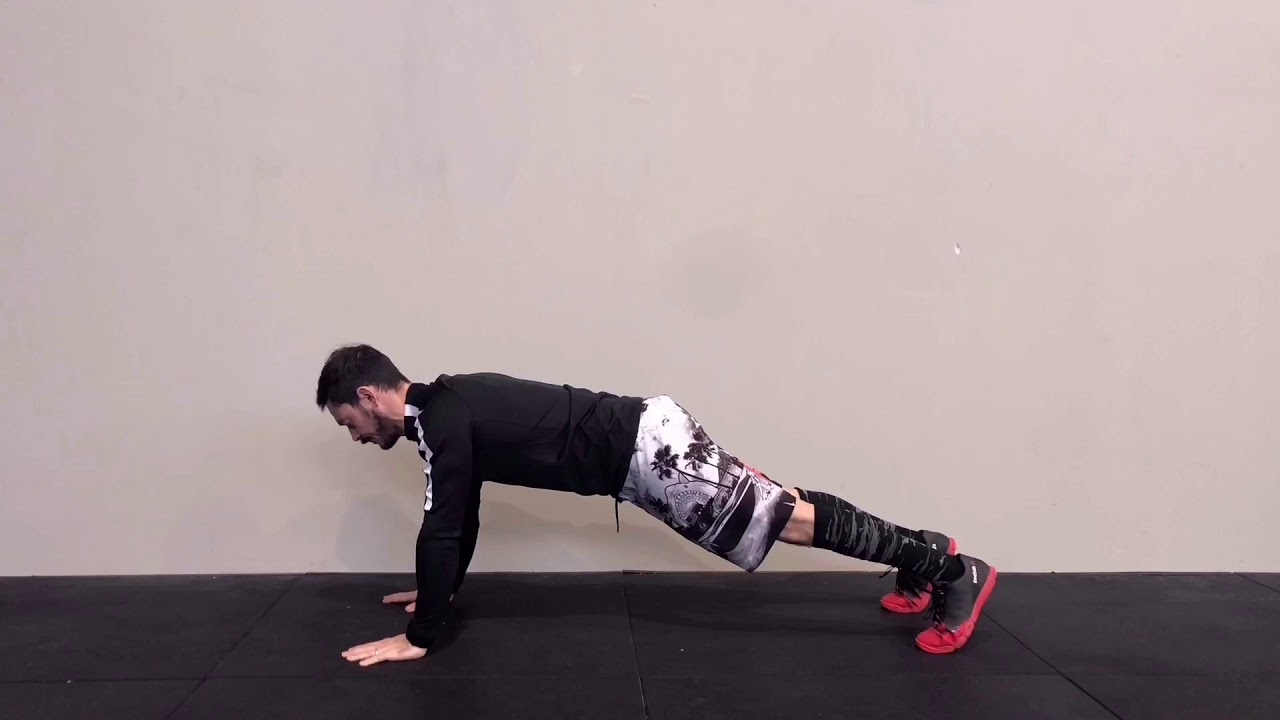 Core in posizione di push-up - Push up hold, abs activation - YouTube