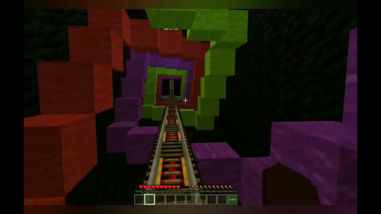 Riding an OPTICAL ILLUSION Roller Coaster - Minecraft - YouTube