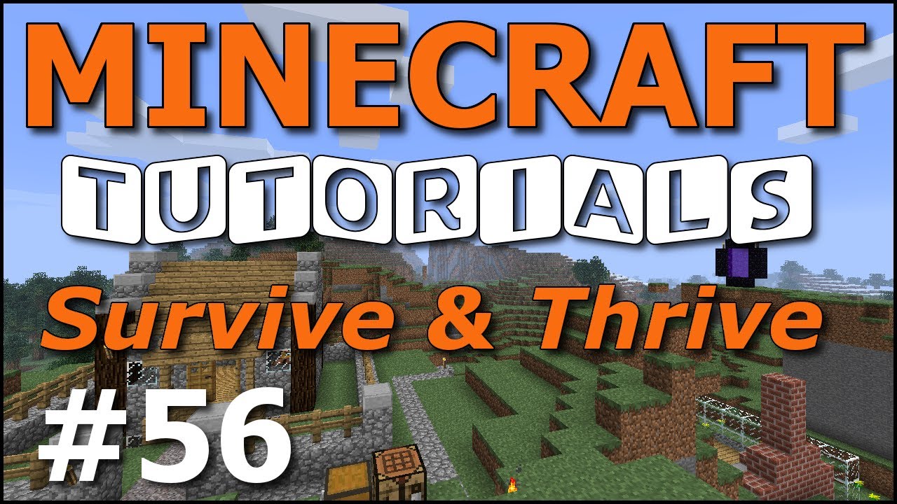 Minecraft Tutorials - E56 Trip Wire Trap (Survive and Thrive III) - YouTube