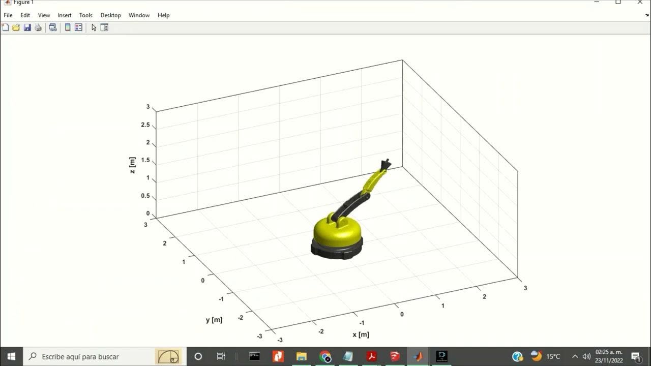 Brazo robotico 4GDL Matlab y simulacion - YouTube
