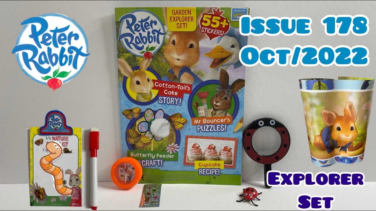 Peter rabbit magazine, issue 78,Oct/2022 - YouTube