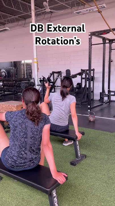 Dumbbell External Rotation’s - YouTube