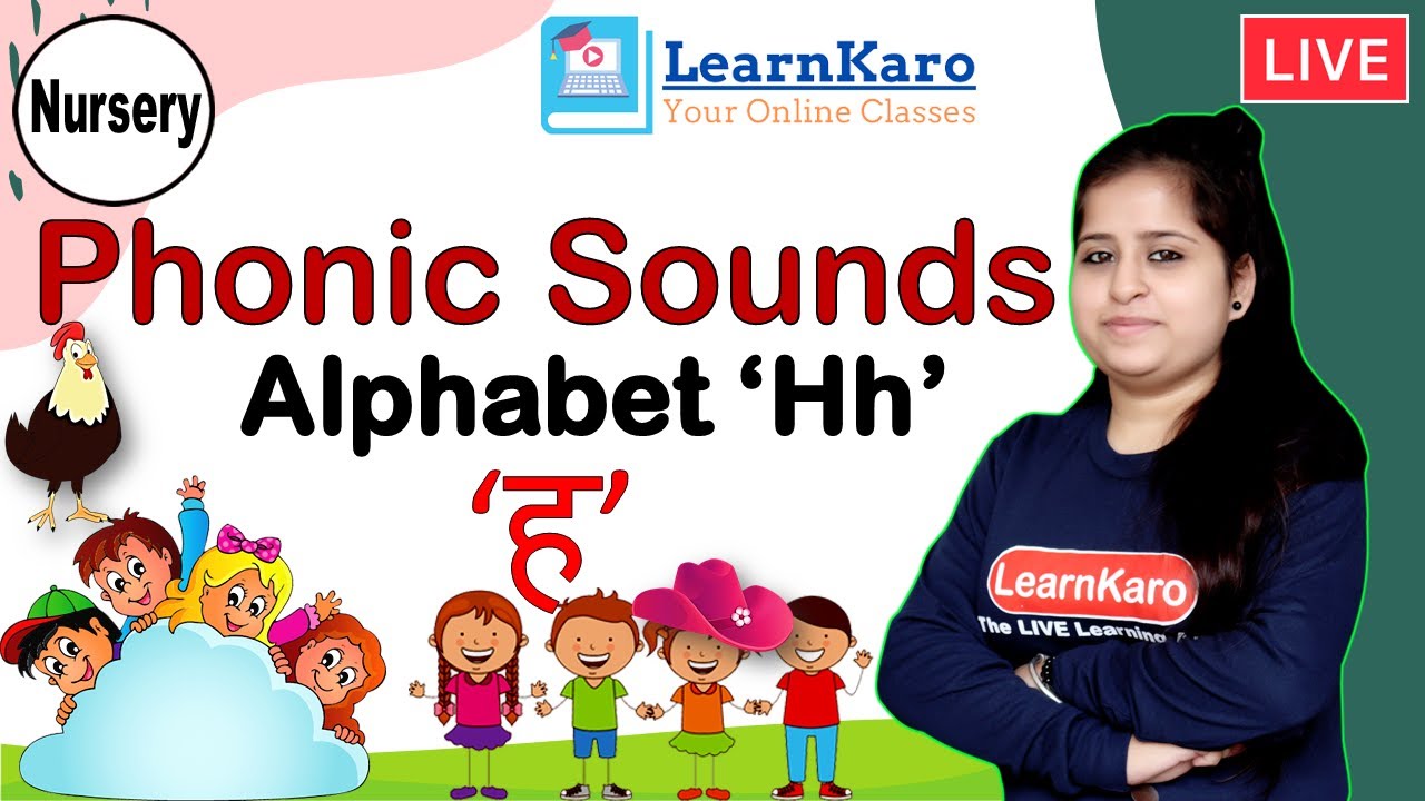 Phonic Sounds of Alphabet Hh | Small alphabets for Nursery kids ...