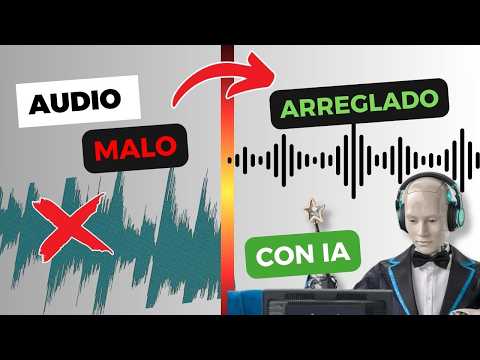 Increíble Técnica para MEJORAR  el PEOR AUDIO para VIDEO usando  IA (Probada!)