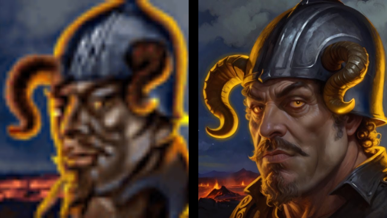 Homm3 Hero Portrait Remaster: Infernal Update - YouTube