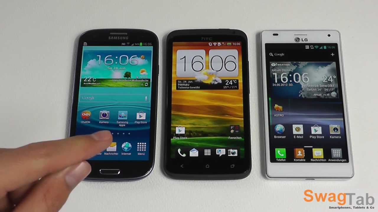 Displayvergleich: Samsung Galaxy S3 vs HTC One X & LG Optimus 4X HD ...