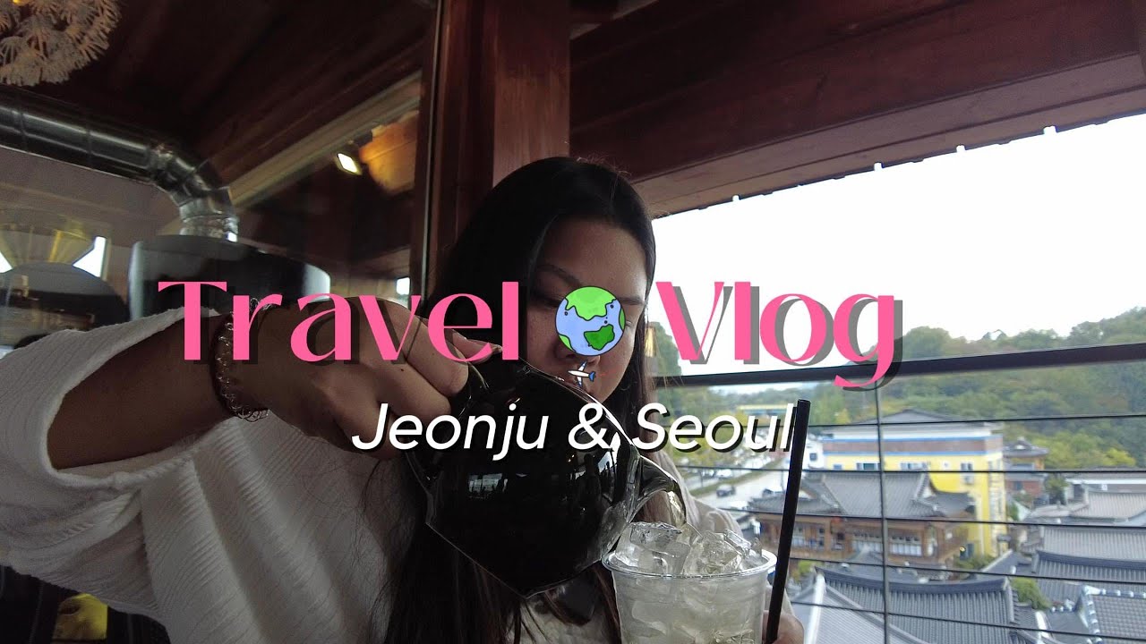VLOG KOREA #3 : Exploring Jeonju, Hanok, Coffee, Matcha, biggest Daiso ...