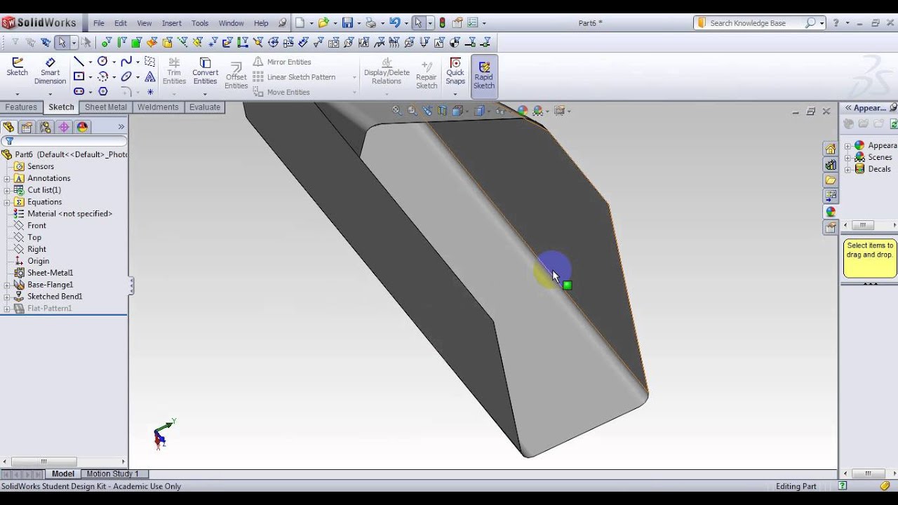 SolidWorks-17 (Advanced Sheet Metal and Basic Weldment) - YouTube