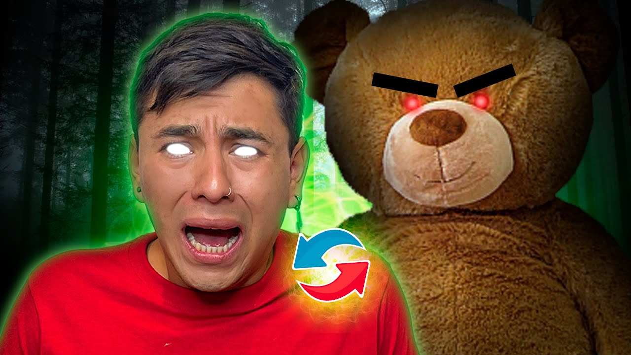 ¡INTERCAMBIAMOS DE CUERPOS CON EL OSO DE PELUCHE MALDITO! - YouTube