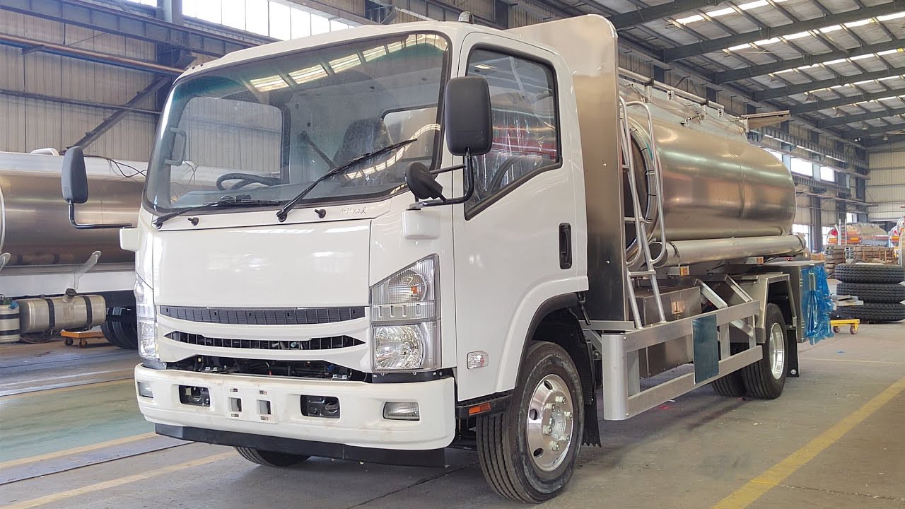 Isuzu right hand drive 190 HP aluminum alloy mobile refueling truck ...