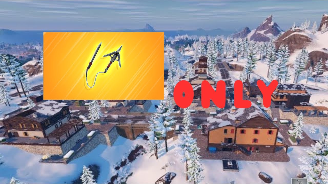 Grapple blade only challenge in Fortnite - YouTube