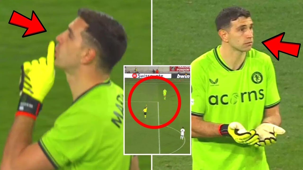Why Emi Martinez Was NOT Sent Off Despite Referee Showing Aston Villa ...