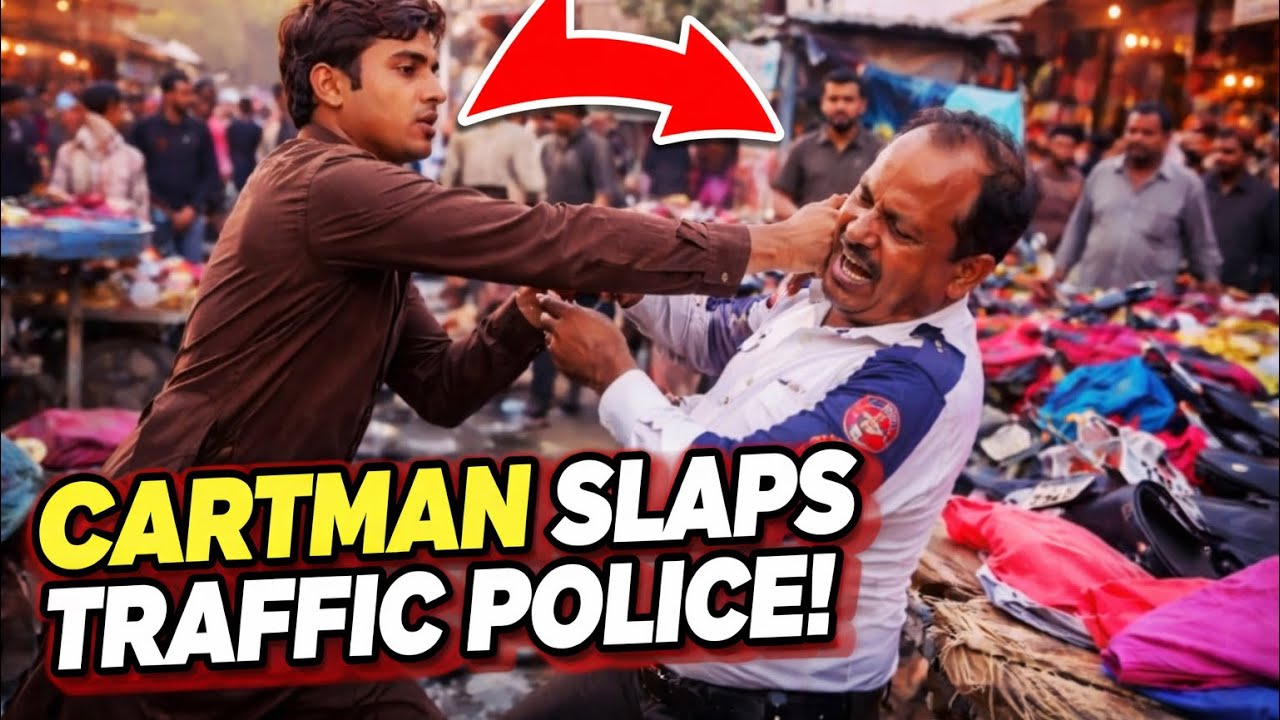 "SLAP HEARD ROUND THE CITY! 😱 Cartman vs Traffic Police" - YouTube