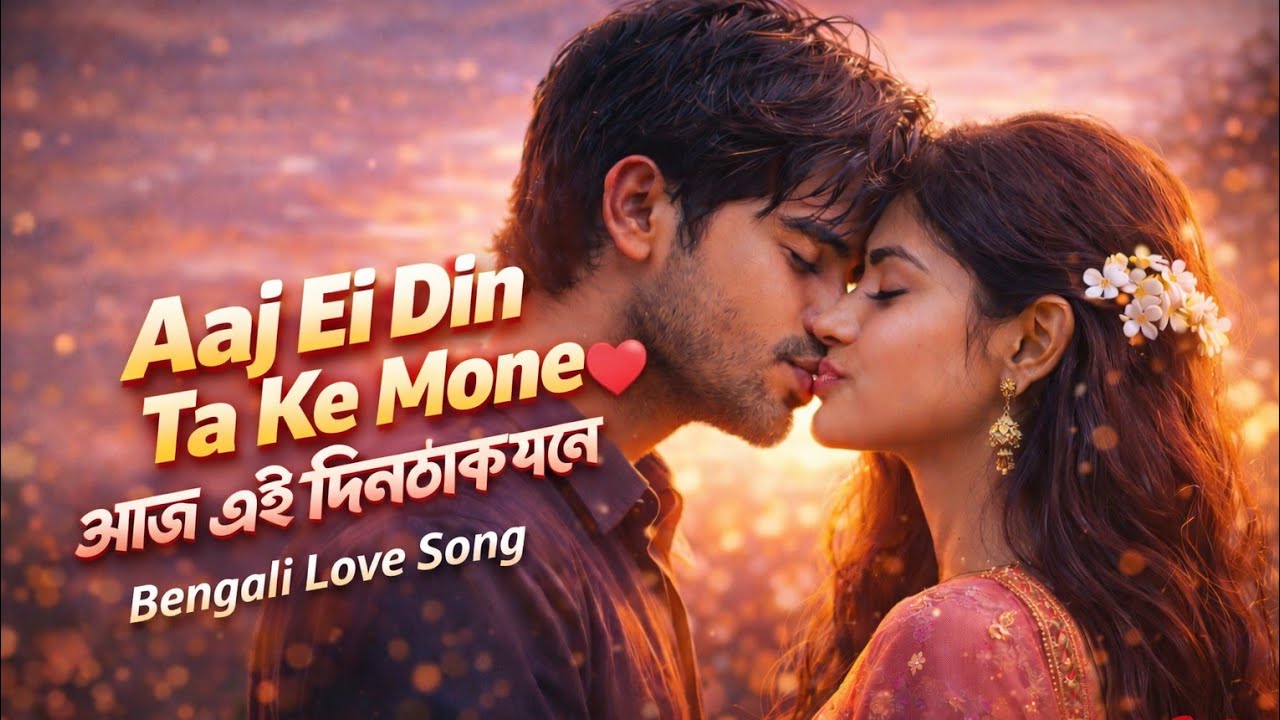 Aaj Ei Din Ta Ke Mone ️ | Bengali Love Song | Romantic Melody | Premer ...