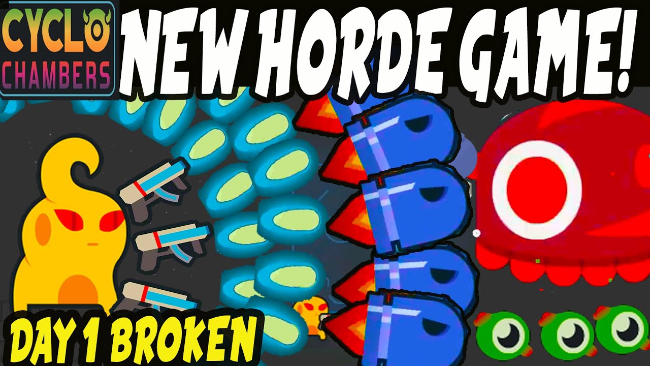 NEW HORDE GAME+DAY 1 BROKEN BUILD: CYCLO CHAMBERS!!!! - YouTube
