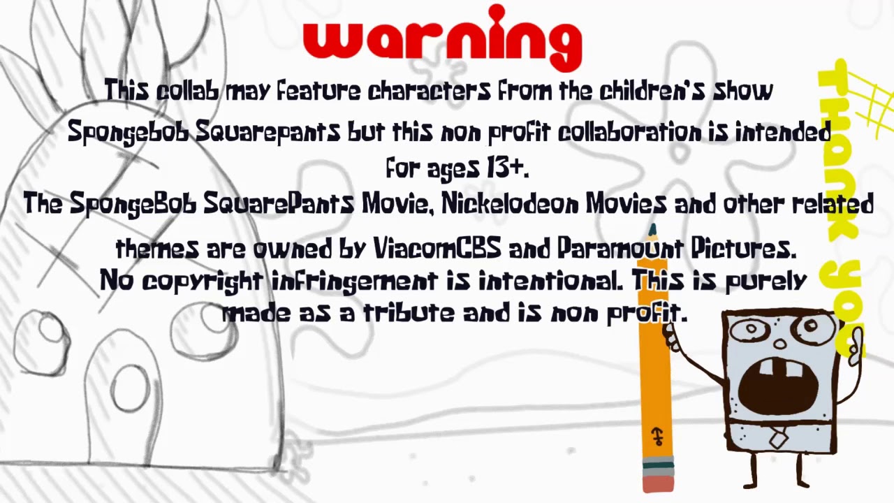 The SpongeBob SquarePants Movie Rehydrated - Warning Screen - YouTube