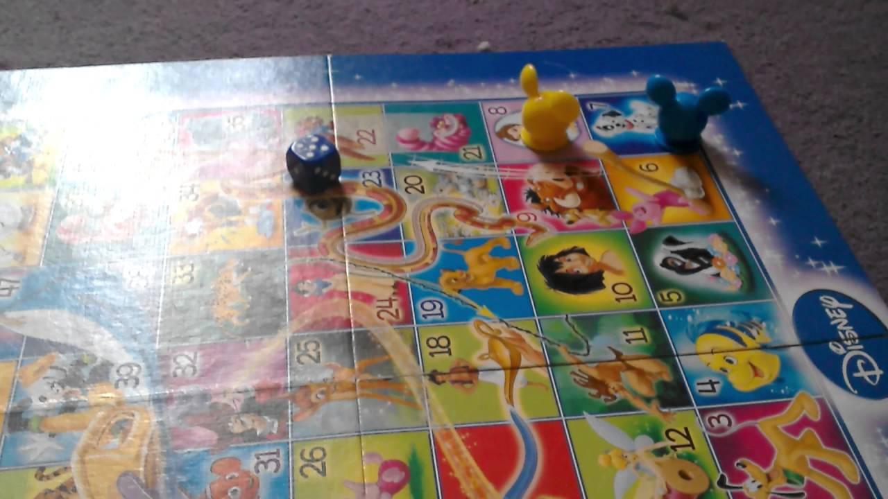 Disney snakes and ladders part 1 - YouTube