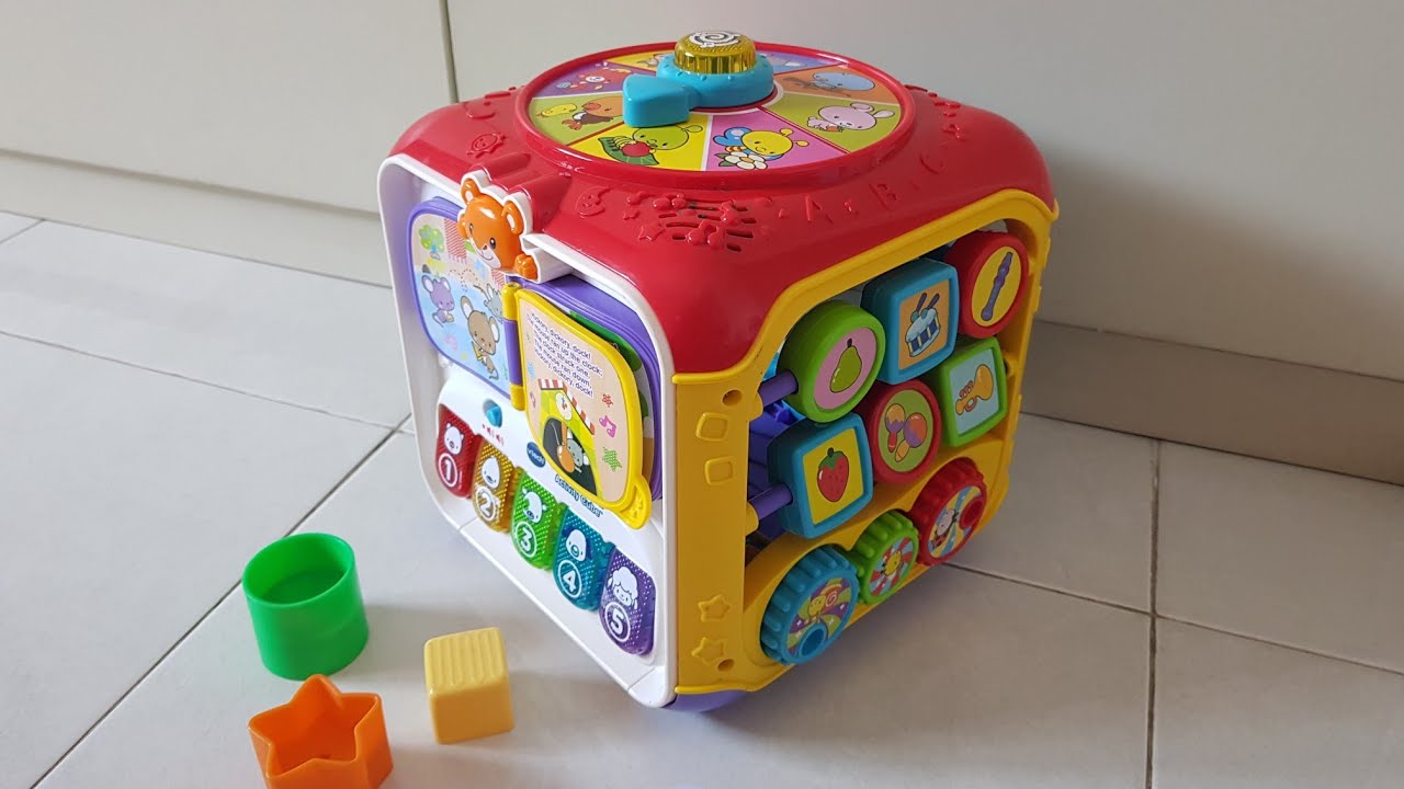 Vtech Sort and Discover Activity Cube - YouTube