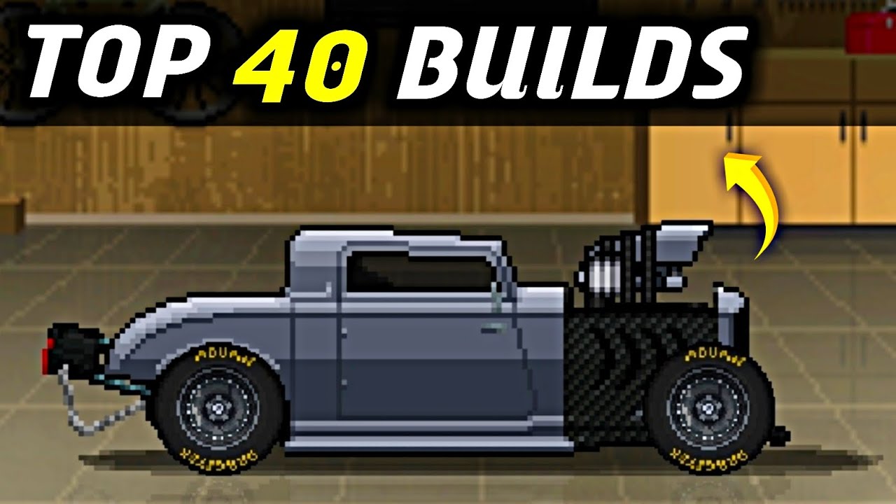 Top 40 Pixel Car Racer Drag Builds.. - YouTube