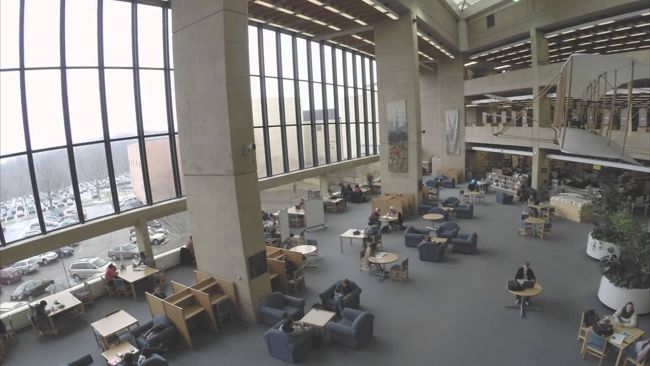Wright State University library time lapse - YouTube