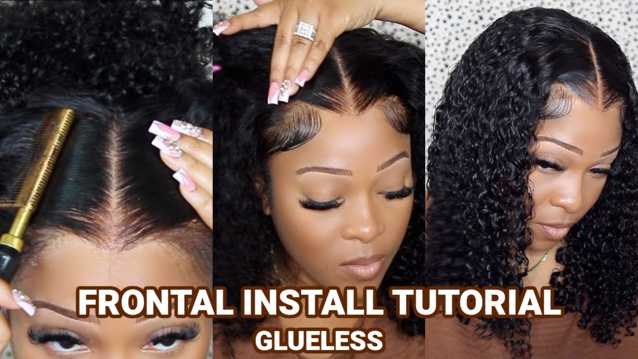 Curly Edges HD Lace Front Wig Install|How to Get This Pretty Juicy ...