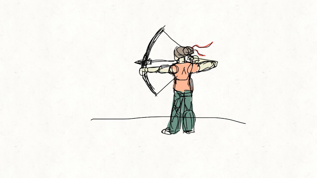 Archery Perspective Animation Study (FlipaClip) - YouTube