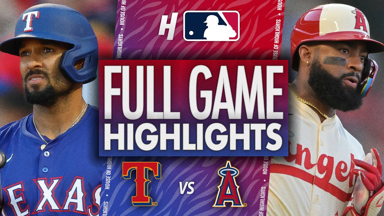 Texas Rangers vs Los Angeles Angels - FULL GAME HIGHLIGHTS | July 29 ...